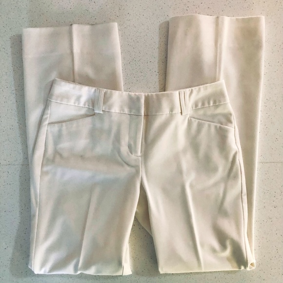 H&M | Pants & Jumpsuits | New York Co Cream Colored Flared Dress Pants ...